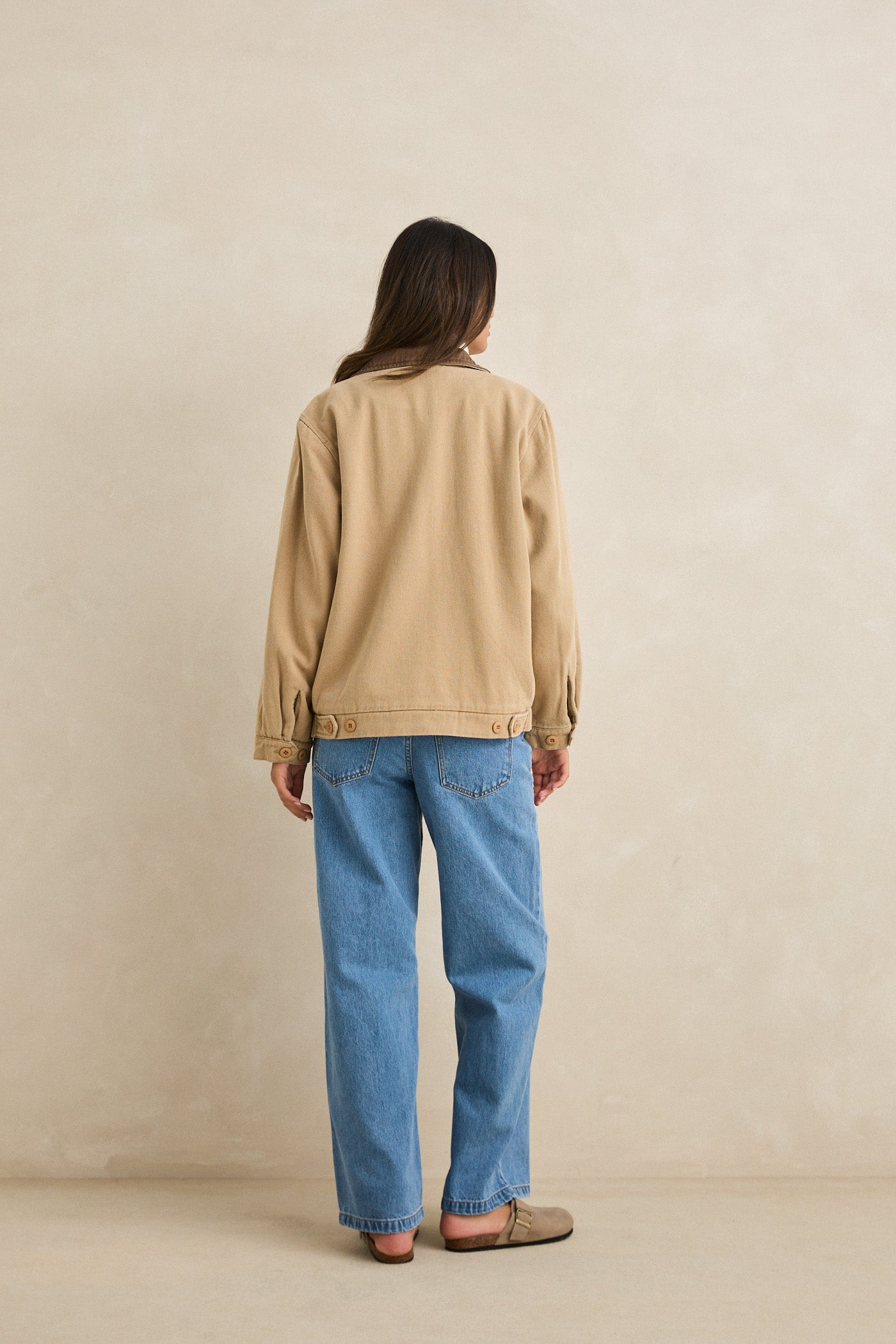 Jamie Jacket - Sand – Crystal Cylinder