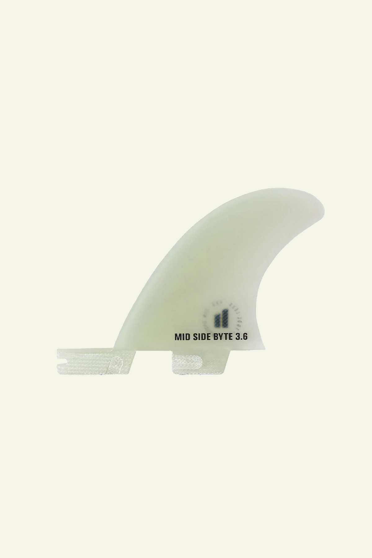FCS II Mid Side Byte Fin Set - Clear – Crystal Cylinder