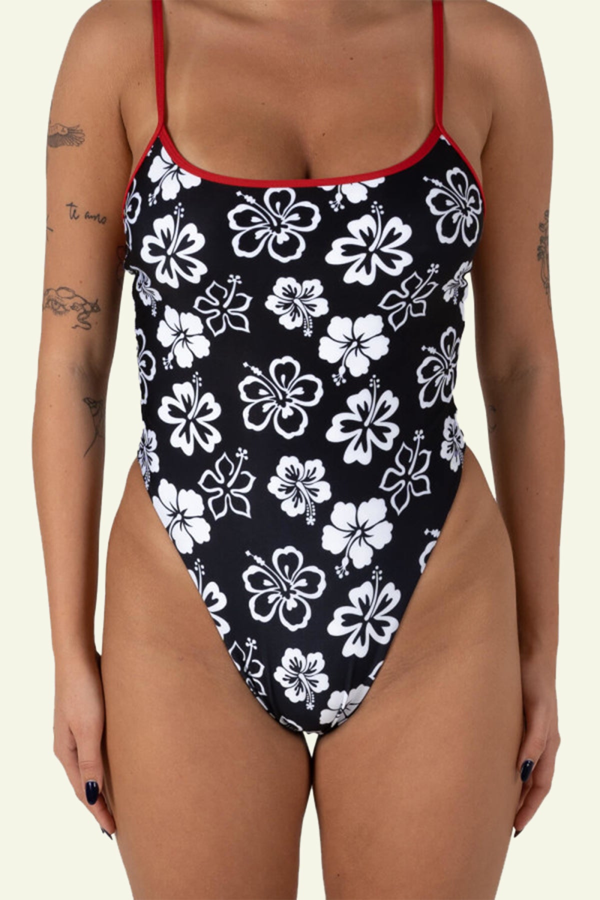 Hellacute One Piece - Aloha Black – Crystal Cylinder
