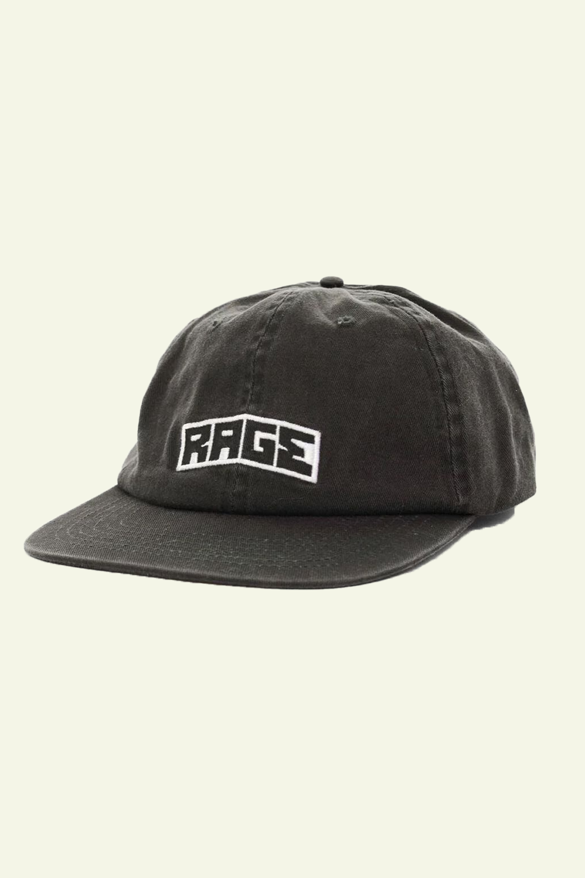 Rage Logo Cap - Black – Crystal Cylinder